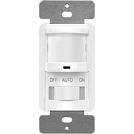 Lutron Maestro Motion Sensor Switch | No Neutral Required, 150W LED, Single Pole | MS-OPS2-WH ...