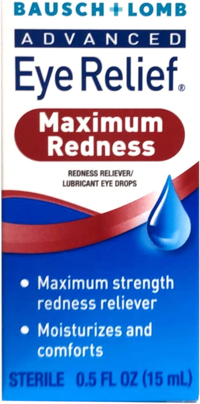 Amazon.com: Eye Drops by Bausch & Lomb, for Dry Eyes & Redness Relief ...