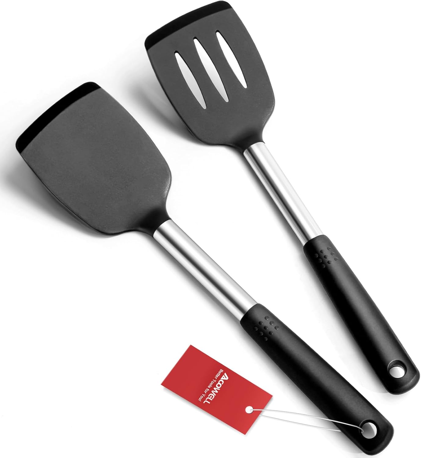 Amazon.com: Silicone Spatula Turner Set, Premium Spatulas Silicone Heat ...