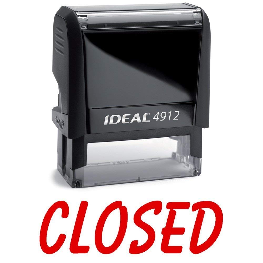 Closed Stamp Border Frame Return Address Rubber Stamp Or Self Inking