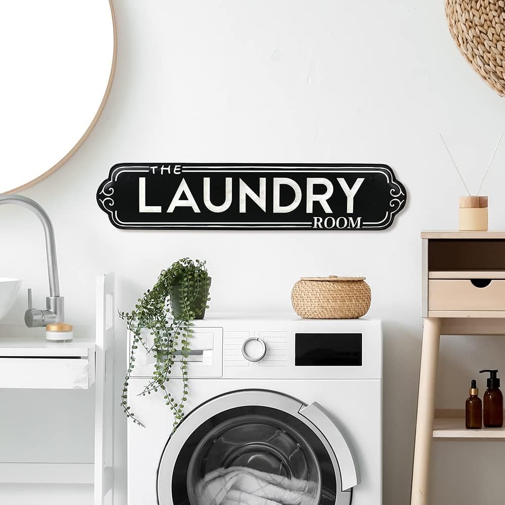 Amazon.com: PXIYOU The Laundry Room Loads of Fun Vintage Farmhouse ...