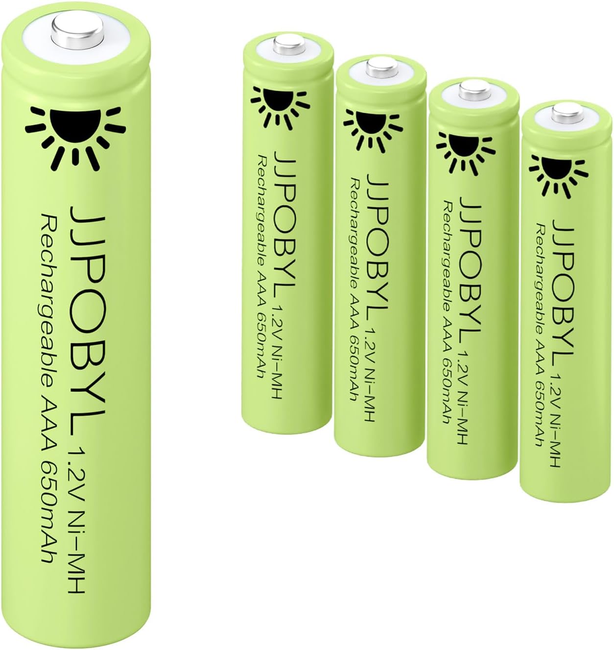 Amazon.com: FlyGift Rechargeable AAA Batteries 500mAh, 1.2V Ni-MH ...