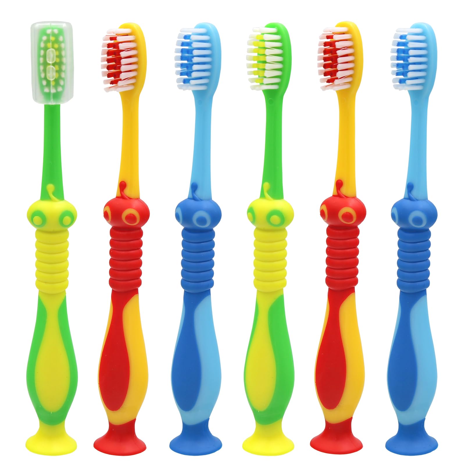 Amazon.com : Newday Kids toothbrushes 6 Pack Soft Bristles Fun Lovely ...