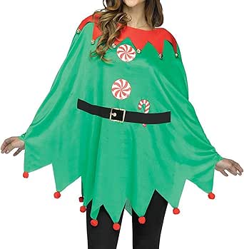 Amazon.com: Molioaky Christmas Tree Costume for Women Color Block Bow ...