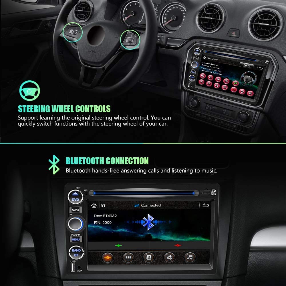 Buy 7 Inch Car Stereo Radio for Ford F150,Focus,Expedition,Escape with ...