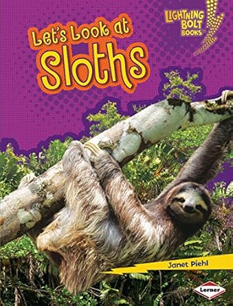 Let's Look at Sloths (Lightning Bolt Books) : Piehl, Janet: Amazon.es ...