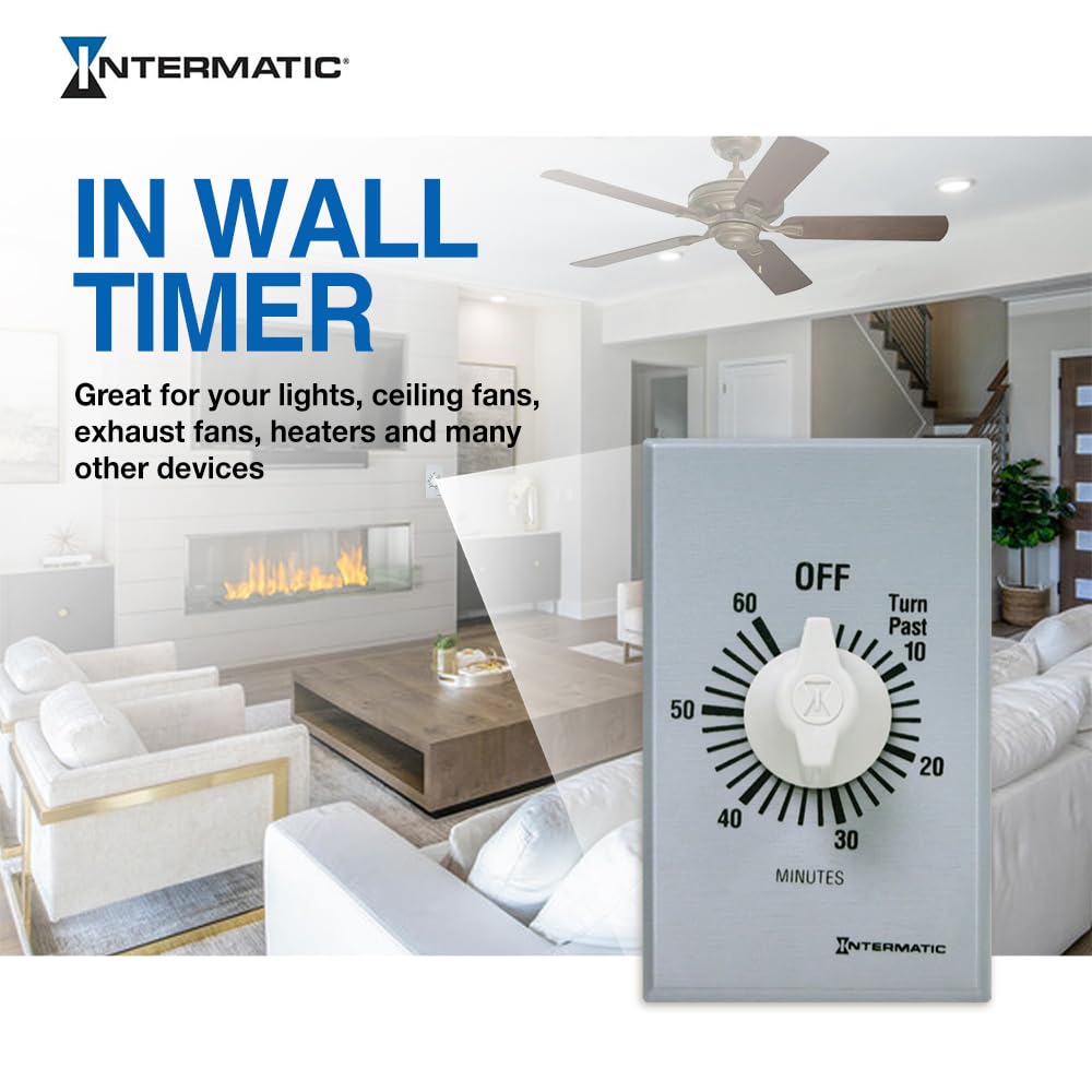 Timer Switch For Lights Light Timer Intermatic SW60MWK 60-Minute Spring ...