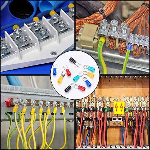 Snapklik.com : 200 Pcs Electrical Insulated Wire Connectors Kit, Wire ...