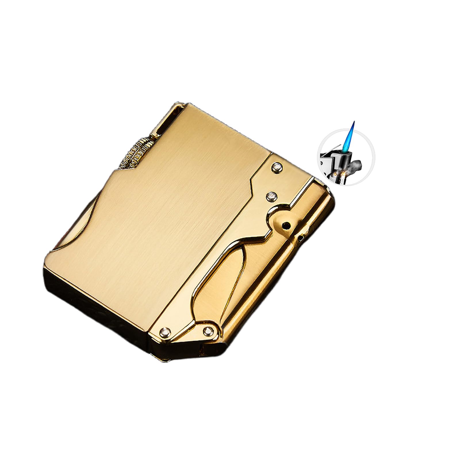 Amazon.com: WJMTXAZH Cool Torch Metal Lighters, Novelty Windproof Jet ...