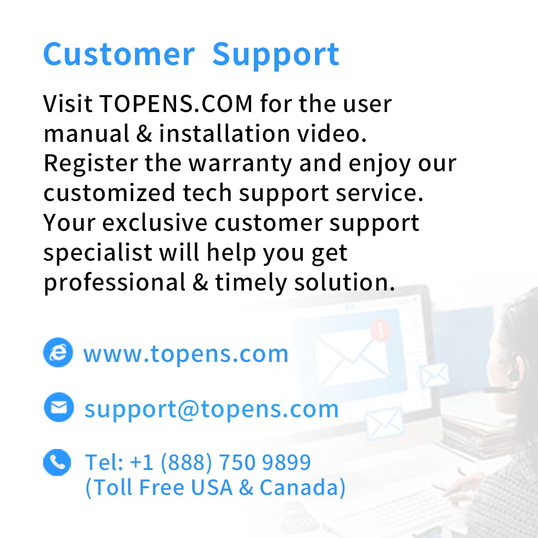 TOPENS TKP3 Wireless Keypad for Gate Opener Operator: Buy Online in ...