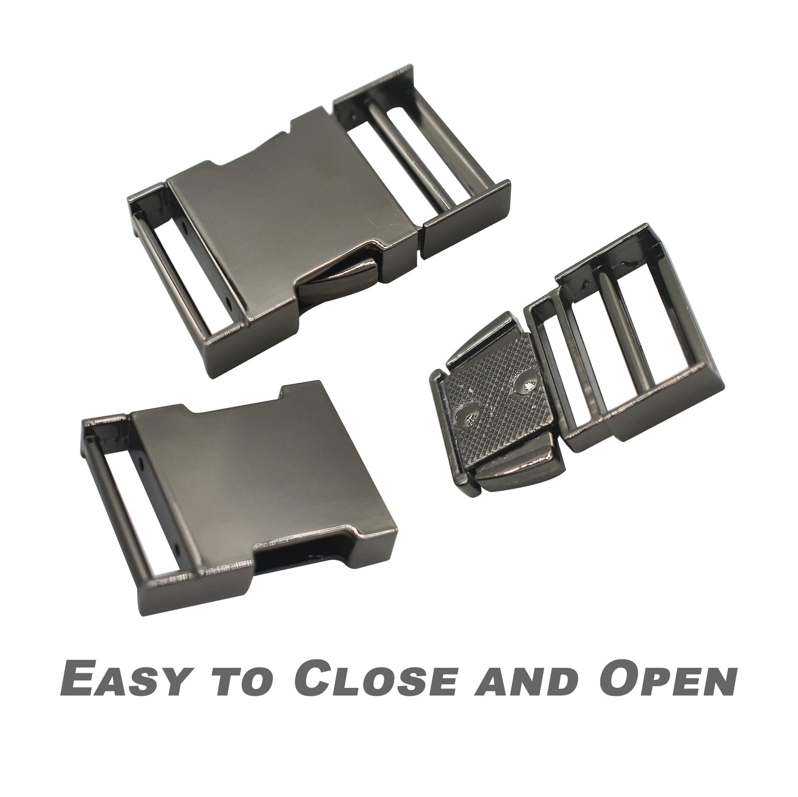 Snapklik.com : Bytiyar 6 Pcs 3/4 Inch Metal Buckles Side Quick Release ...