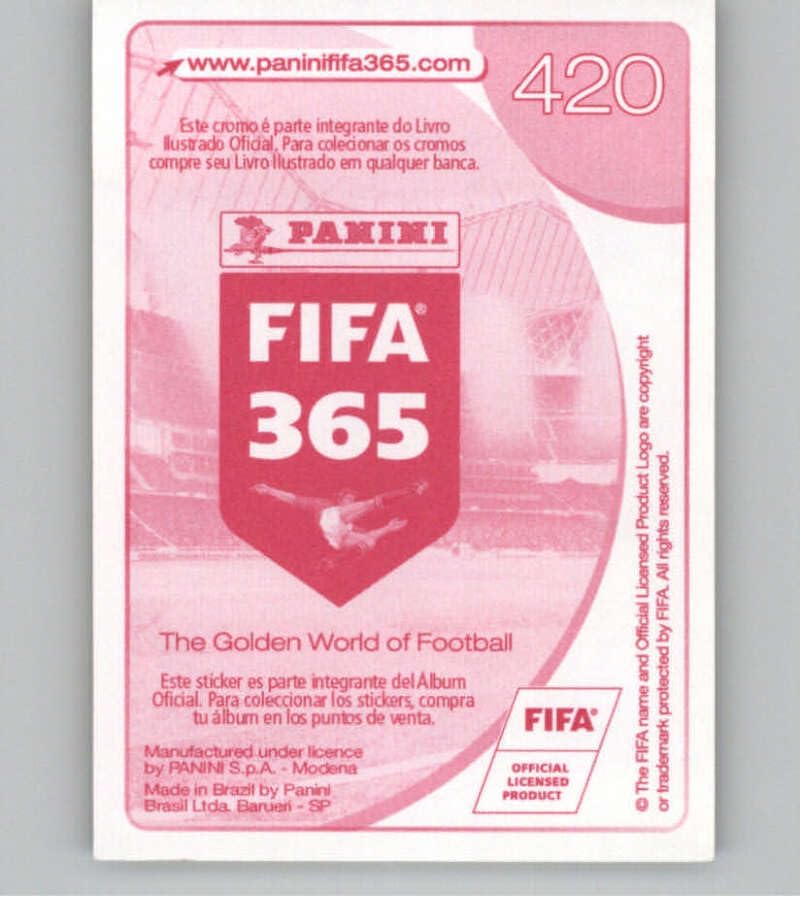 2016-17 Panini FIFA 365 Stickers CentralSouth America #420 Cedric ...