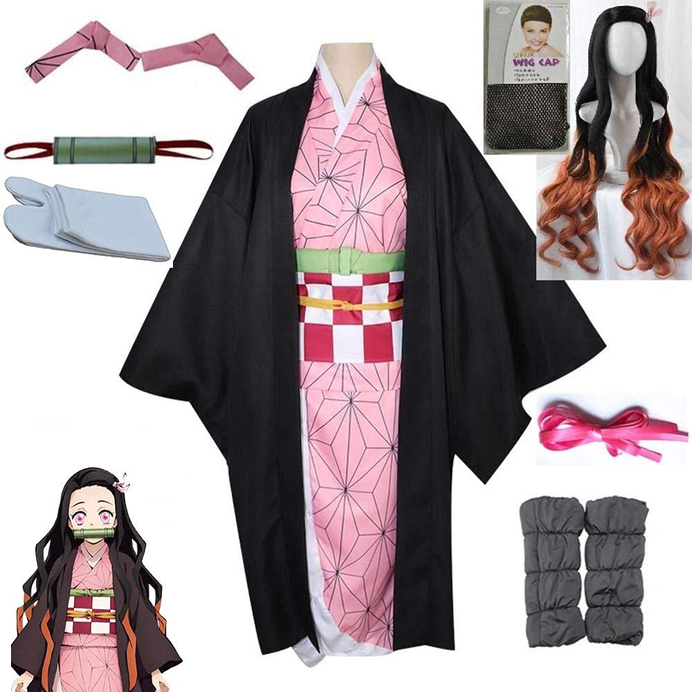Buy Japanese Anime Demon Slayer Cosplay: Kimetsu no Yaiba Kamado Nezuko ...
