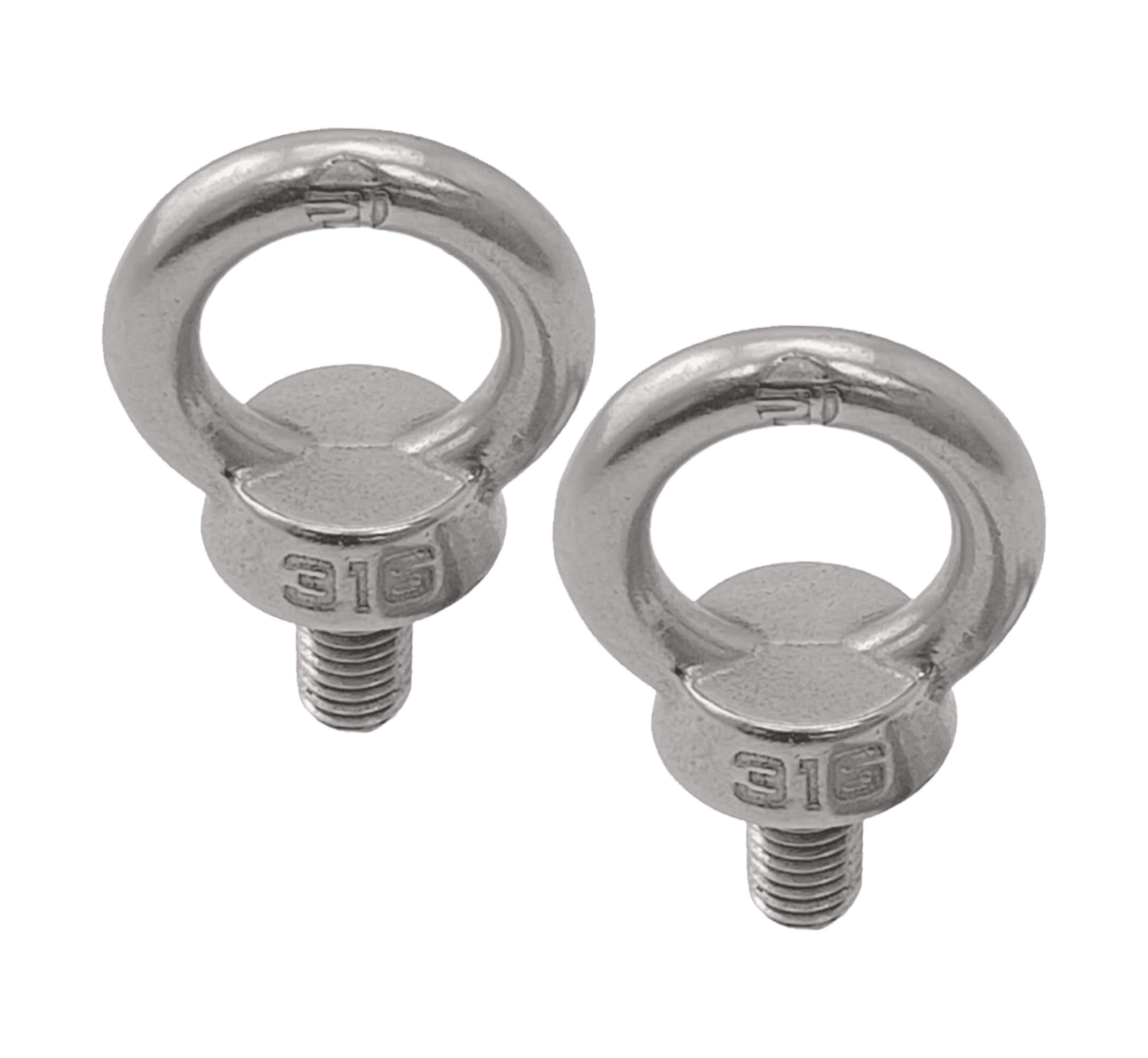 1/2 Inch Threaded Eye Nut 316 - 1/2" Marine Grade, Pack Of 20 Stainless ...