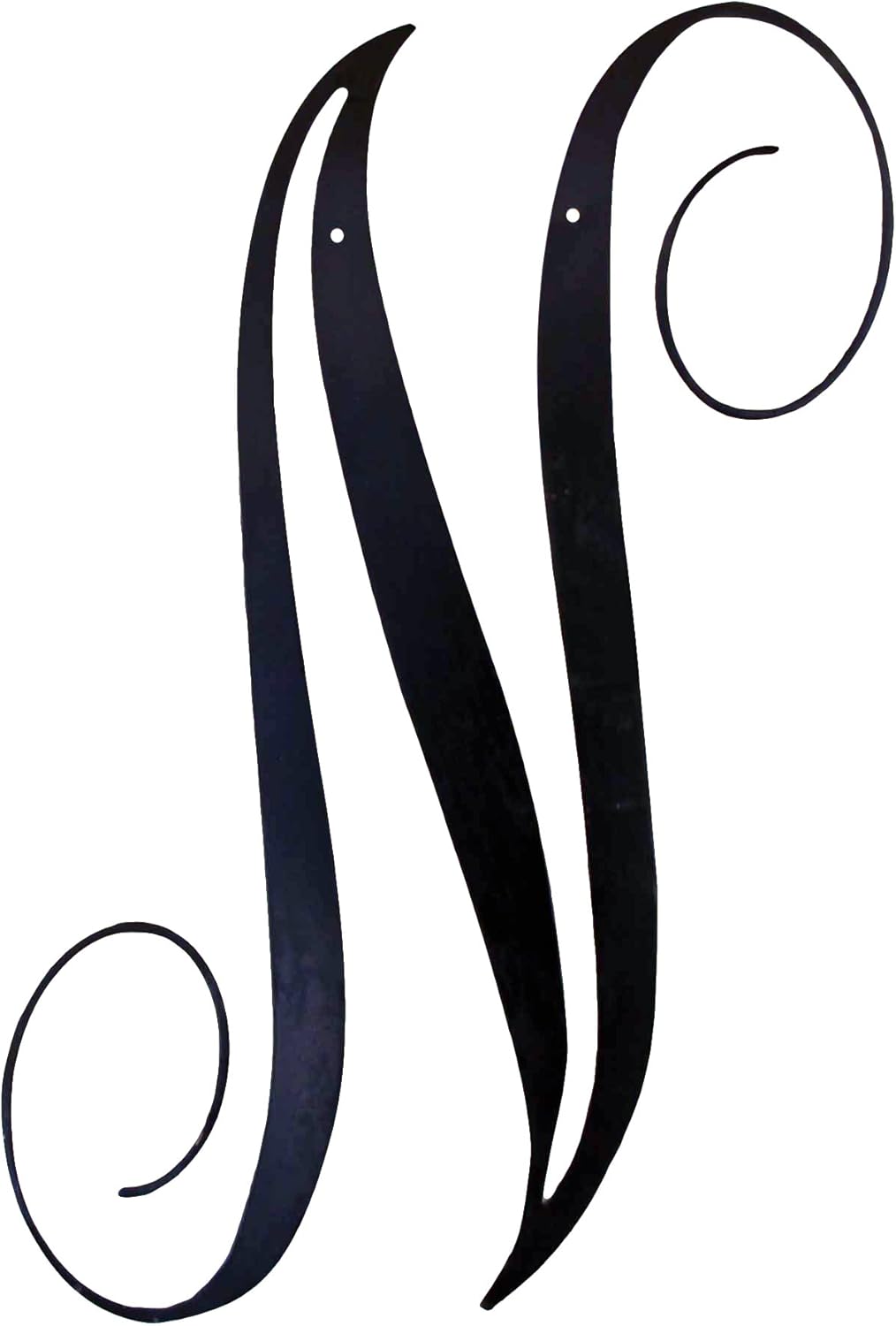 Amazon.com: 22 Inch Metal Script Letter N Door or Wall Hanging : Home ...