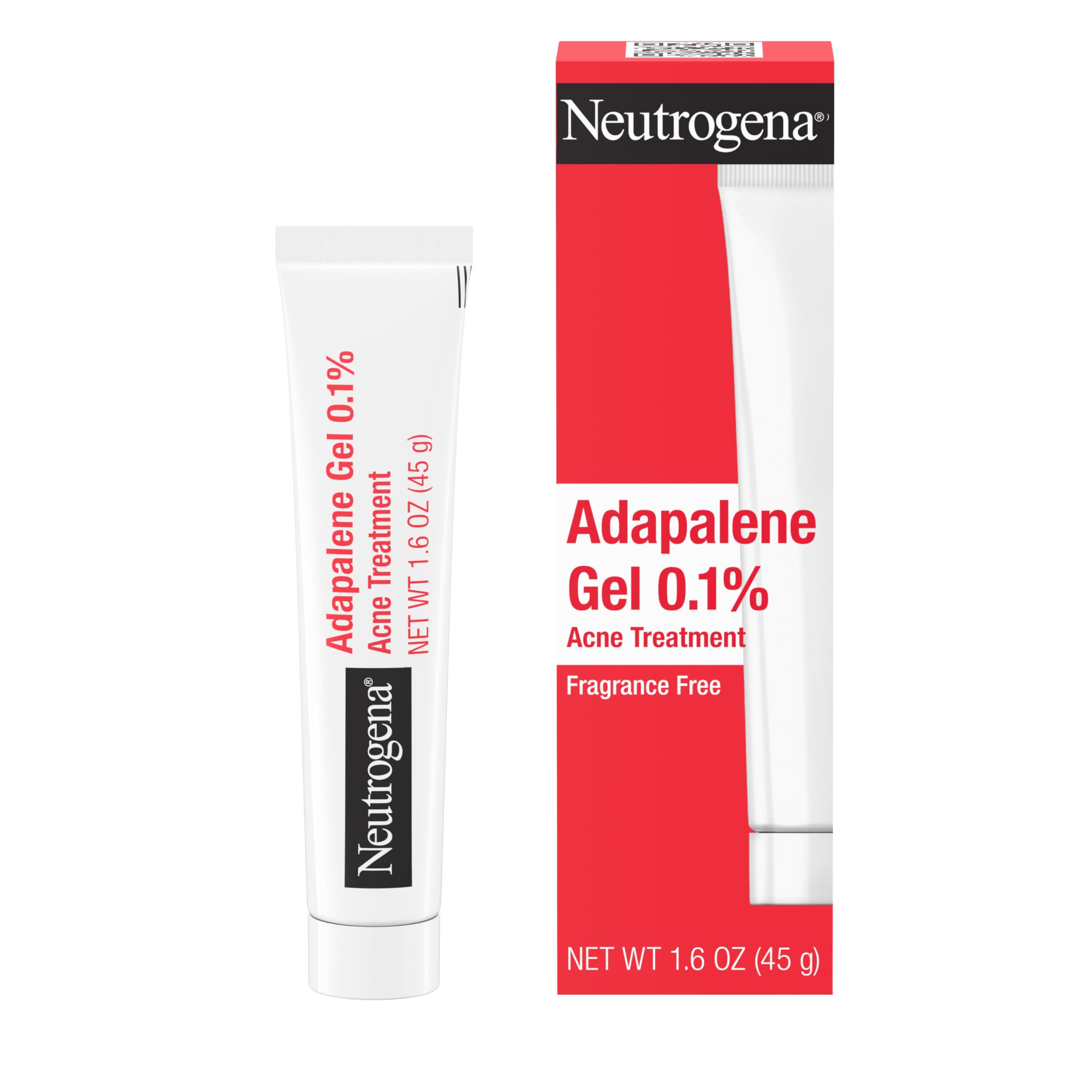 Amazon.com: Neutrogena Adapalene Gel Acne Treatment, 0.1% Adapalene ...