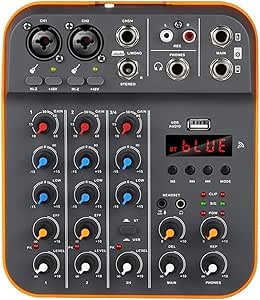DJ Decks Debra 4-Channel Audio Interface DJ Console Mixer With ...