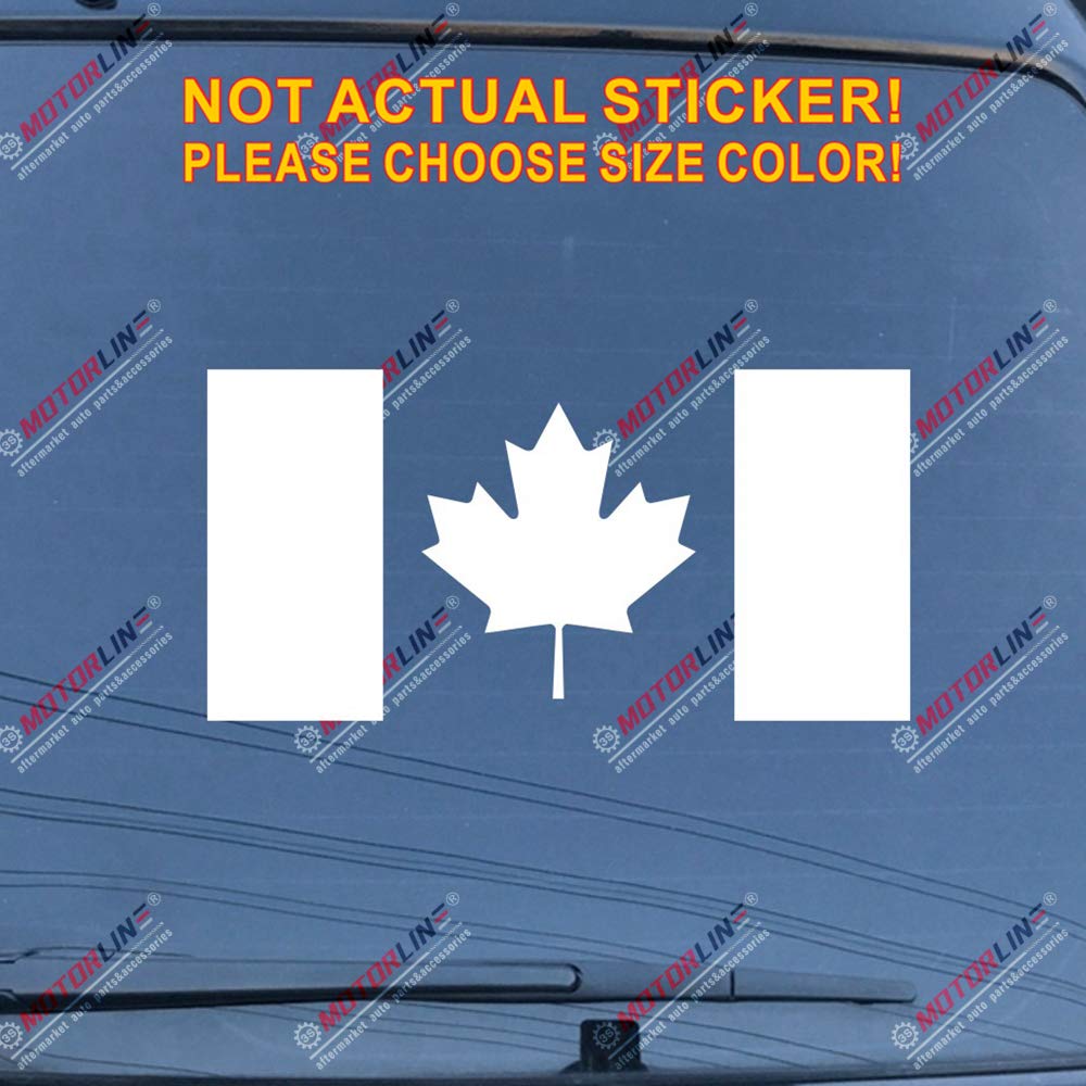 Canadian Flag Vinyl Canadian Maple Leaf Vinyl Decal Sticker - Gold 6 ...