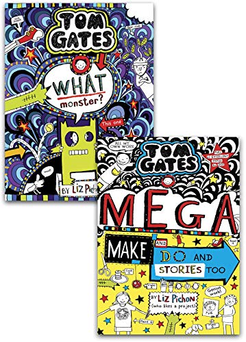 Buy Tom Gates 2 Books Collection Set By Liz Pichon (What Monster ...