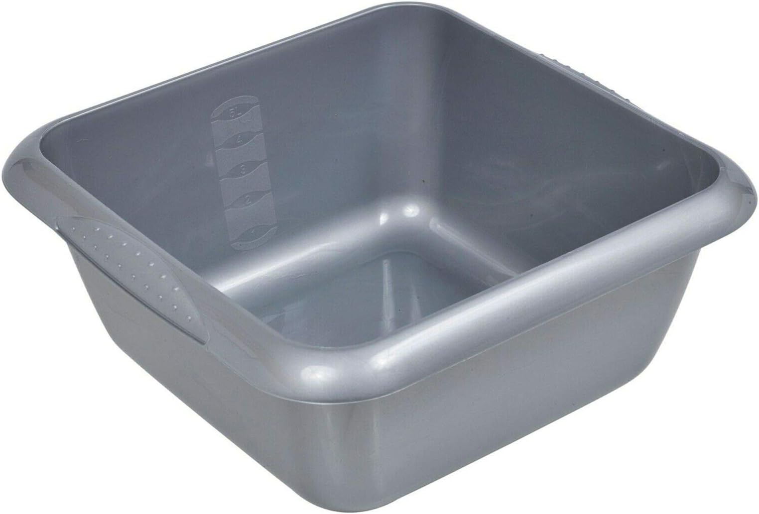 High Grade Square Washing Up Bowl in Silver : Amazon.co.uk: Grocery