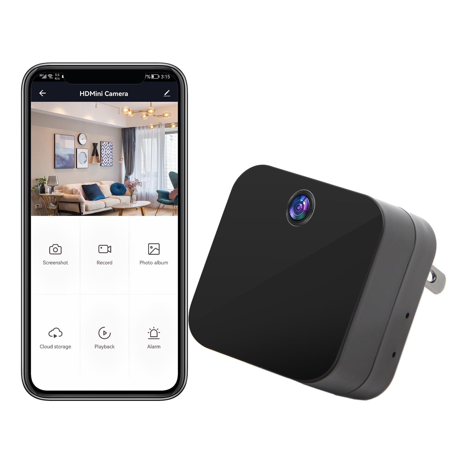 Amazon.com : Hidden Camera Detector WiFi USB Charger Camera HD 1080P ...