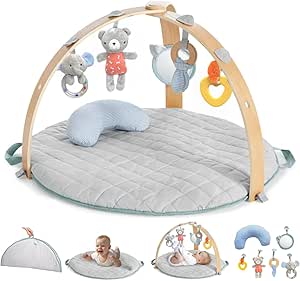 MINI MINDS Gimnasio para Bebe de Madera Montessori Premium - Gym para ...