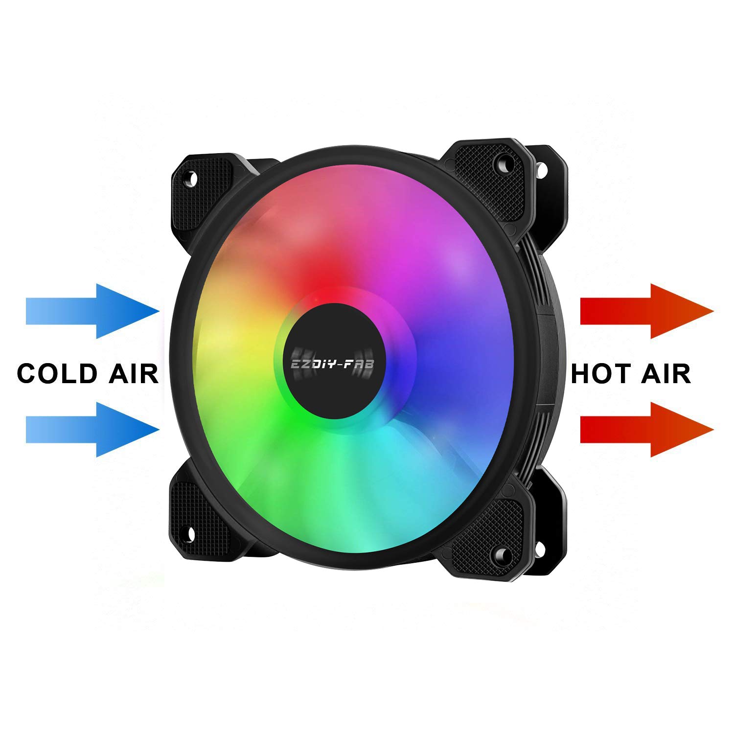 Snapklik.com : 120mm Computer Case Fan-1 Pack