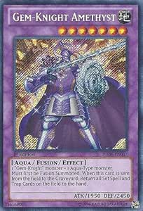 Amazon.com: YU-GI-OH! - Gem-Knight Amethyst (HA06-EN047) - Hidden Arsenal 6: Omega Xyz ...