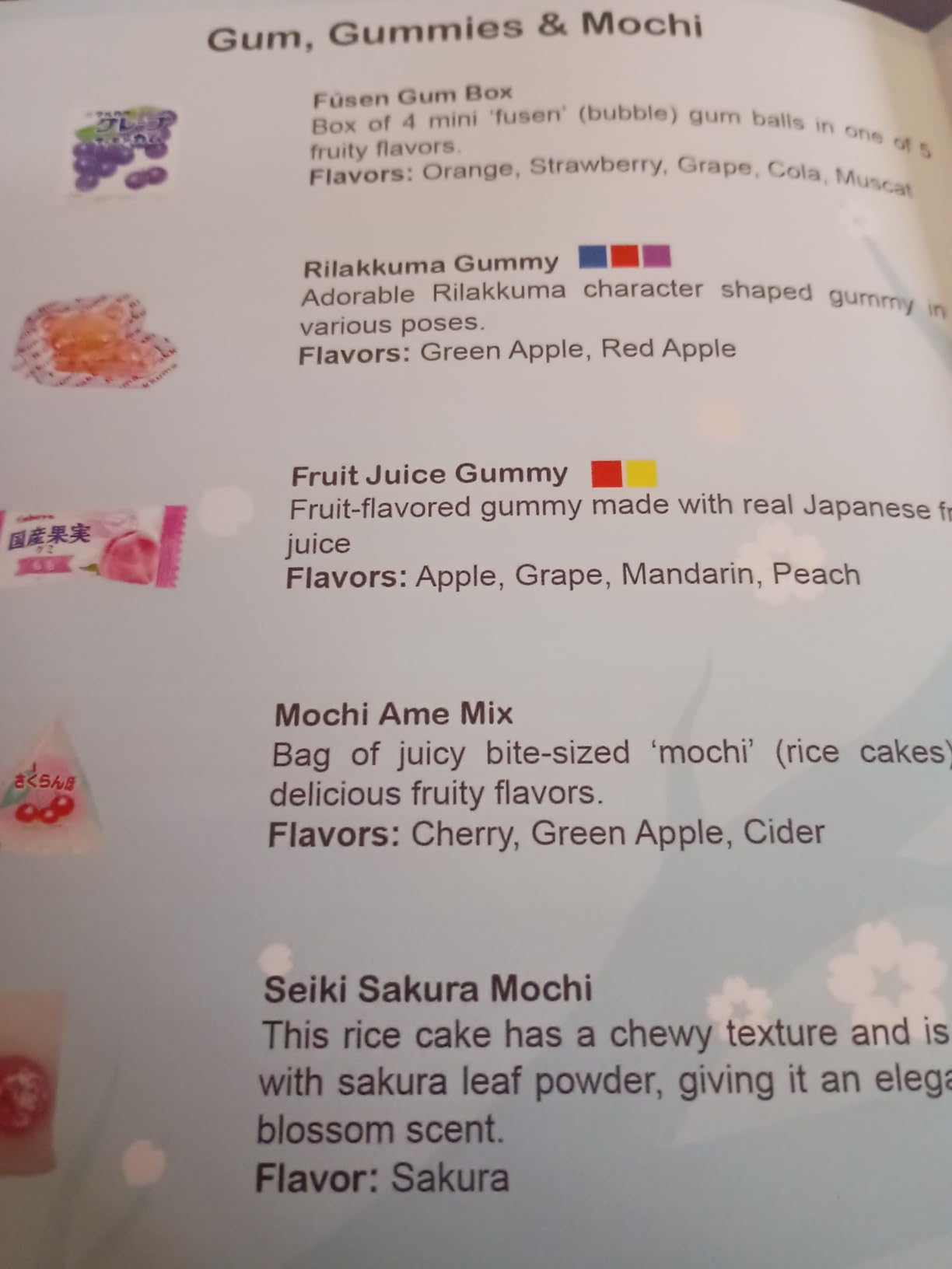 Sakura Box Japanese Snacks & Candy 40 Piece Dagashi Food Set Gift Box ...