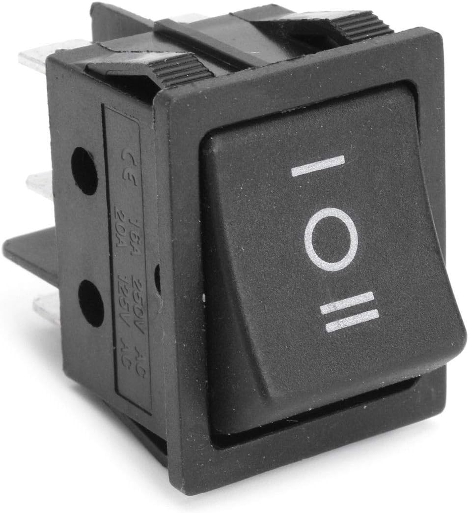 Electronic Spices KCD4 15a to 30a 250v Black Color 4 Pin Dpdt Heavy ...