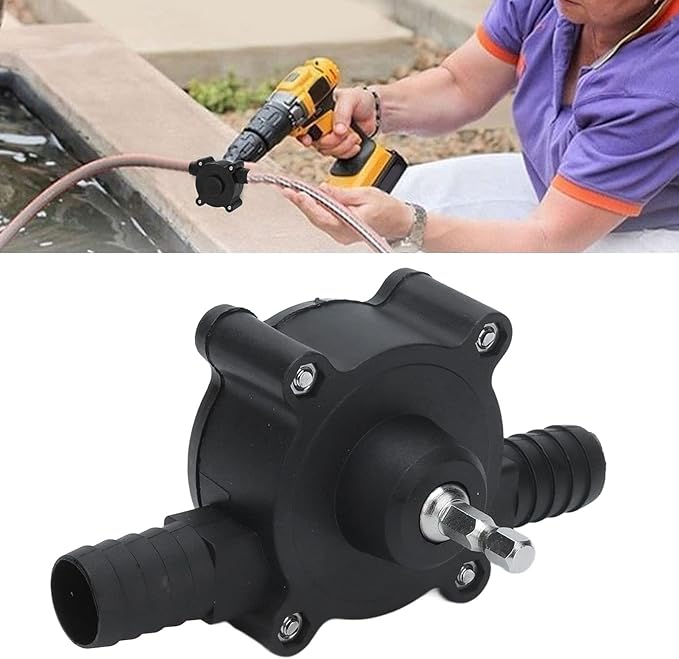 BestAlice Drill Pump, Hand Drill Water Pump, Self Priming Water Pump ...
