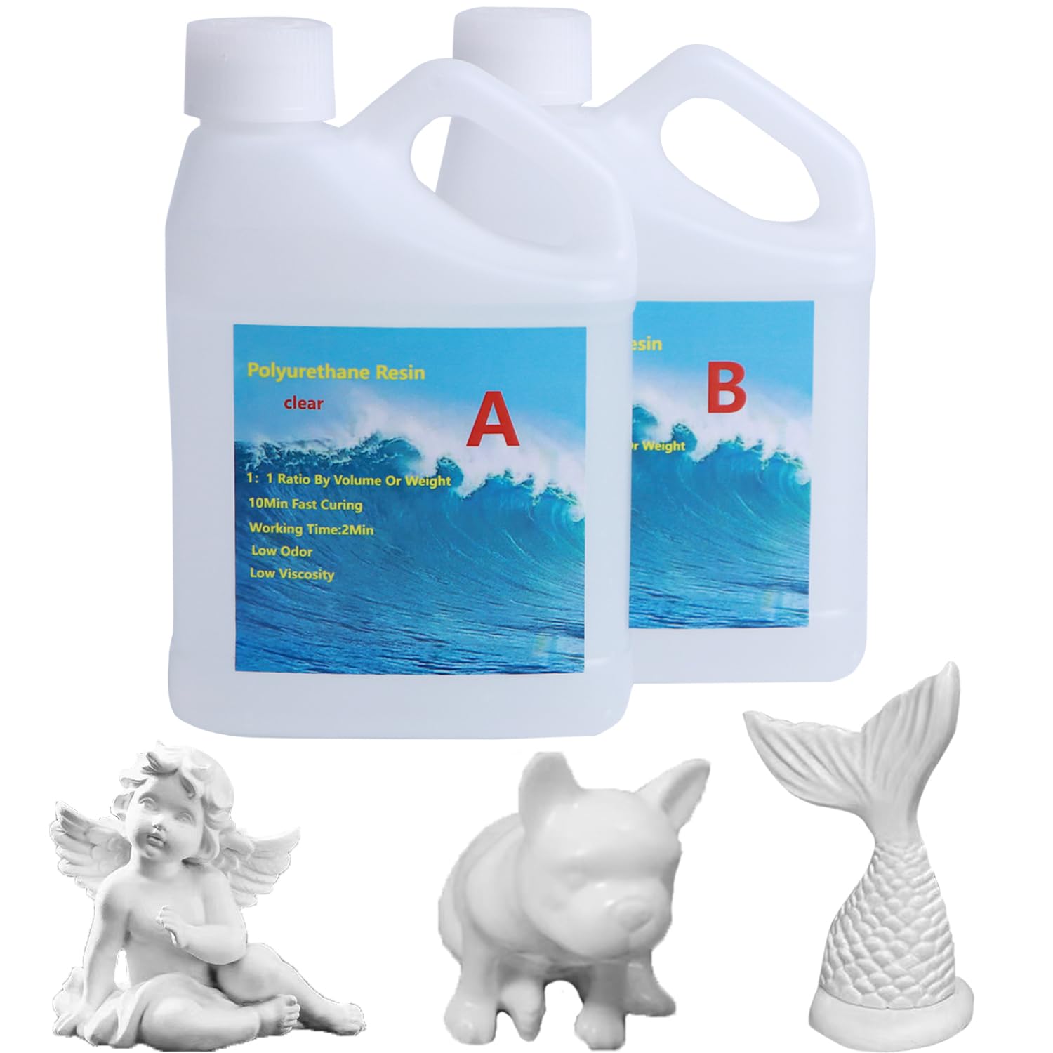 Amazon.com: Polyurethane Casting Resin 32oz 2-Part Resin and Hardener ...