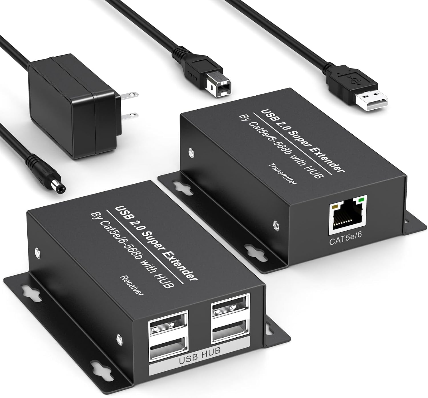 Snapklik.com : USB Extender Over Ethernet USB 2.0 HUB RJ45 Cat5e/6 ...