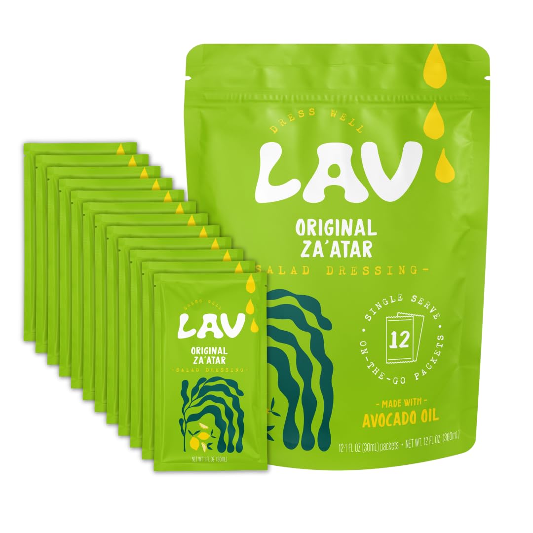 Amazon.com : LAV Za’atar Balsamic Vinaigrette Dressing - 12 Pack of 1 ...