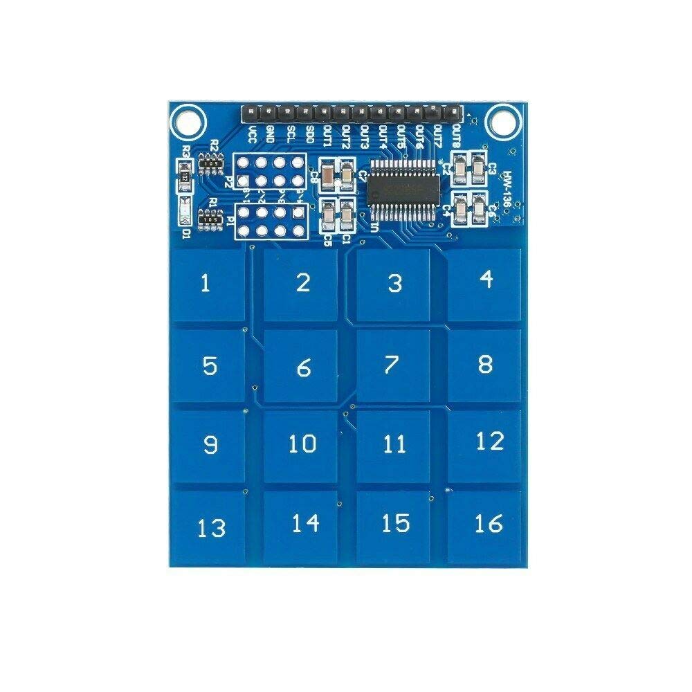 Amazon.com: Gump's grocery TTP229 16 Channel Digital Capacitive Switch Touch Sensor Module ...