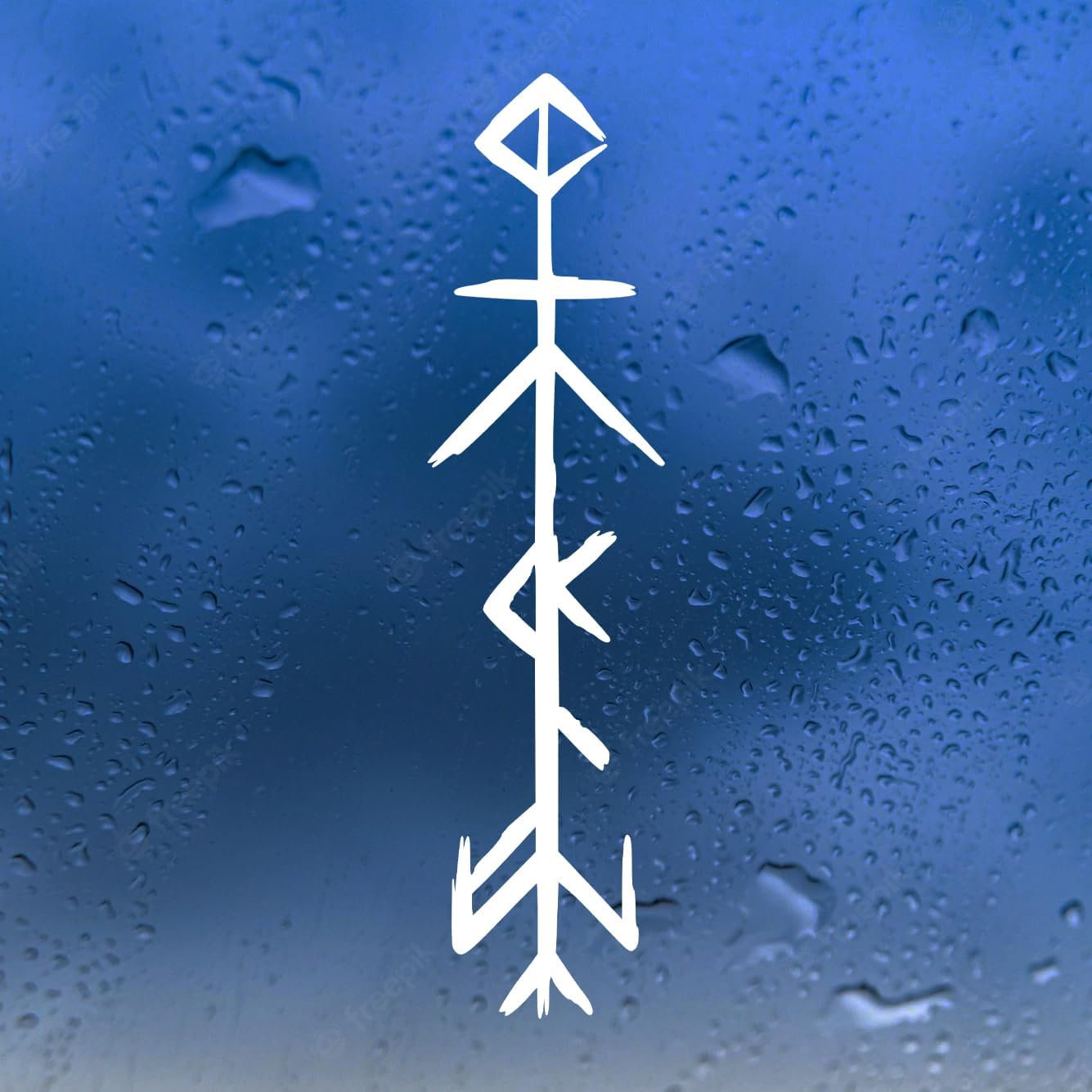 Amazon.com: Witch Bindrune Vinyl Decal - Viking Norse Rune - Die Cut ...