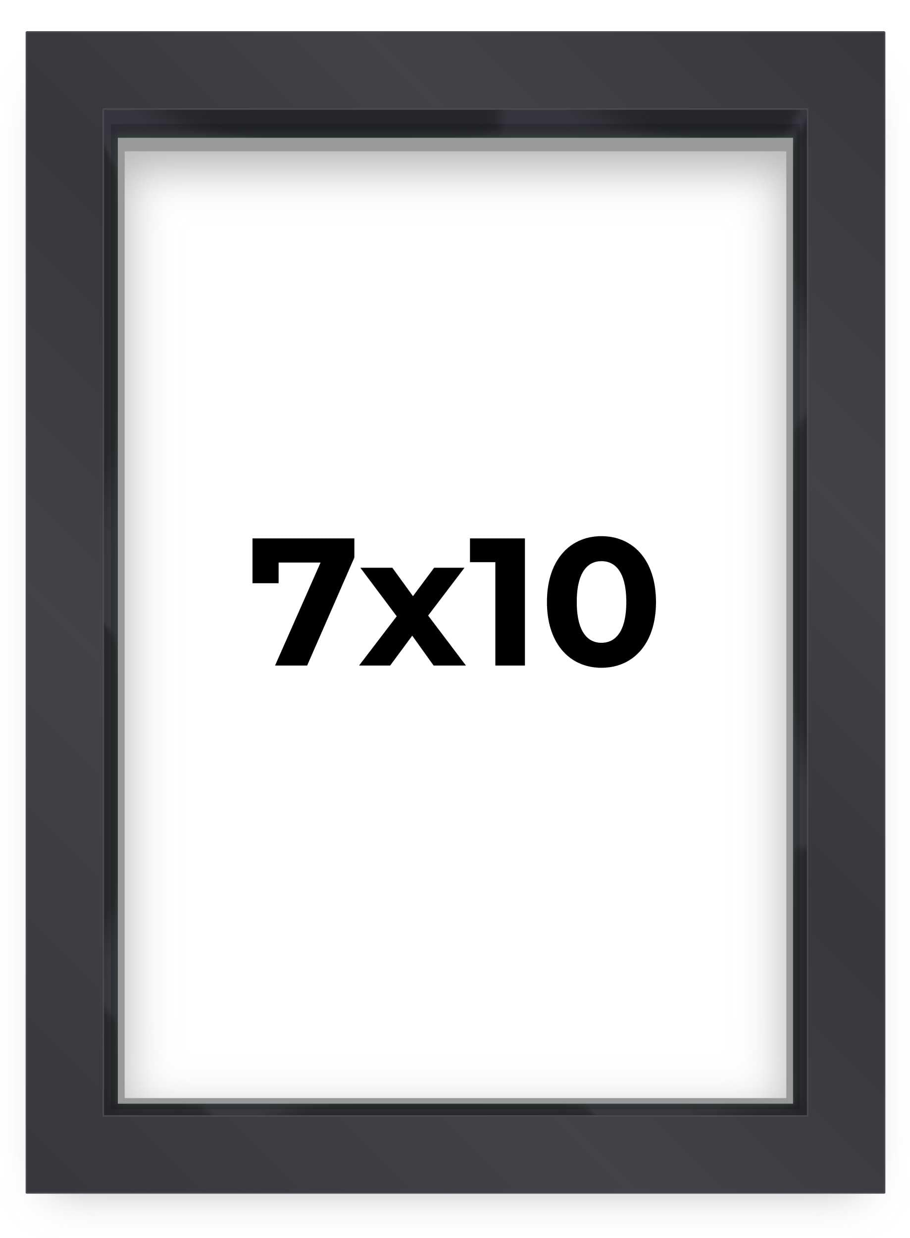 Amazon.com - 7x10 Shadow Box Frame Contemporary Black Finish | 3/4 ...