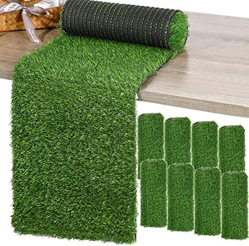 Amazon.com: Juvale Artificial Grass Table Runner for Sports, Birthday ...