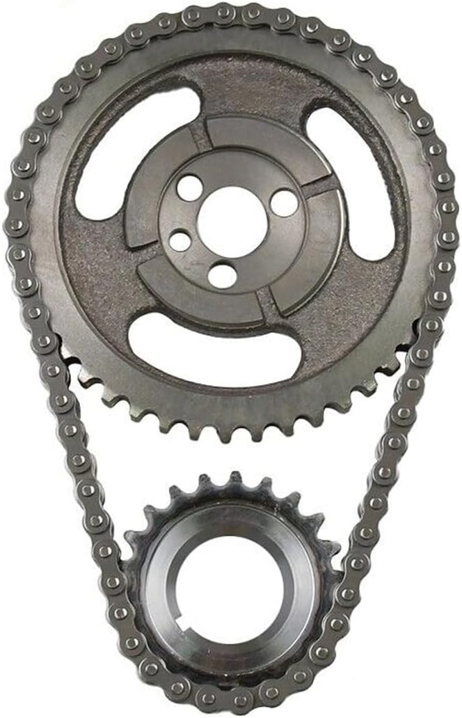 Amazon.com: REVO Double Roller Timing Chain Kit for GM SBC Chevy 350 ...