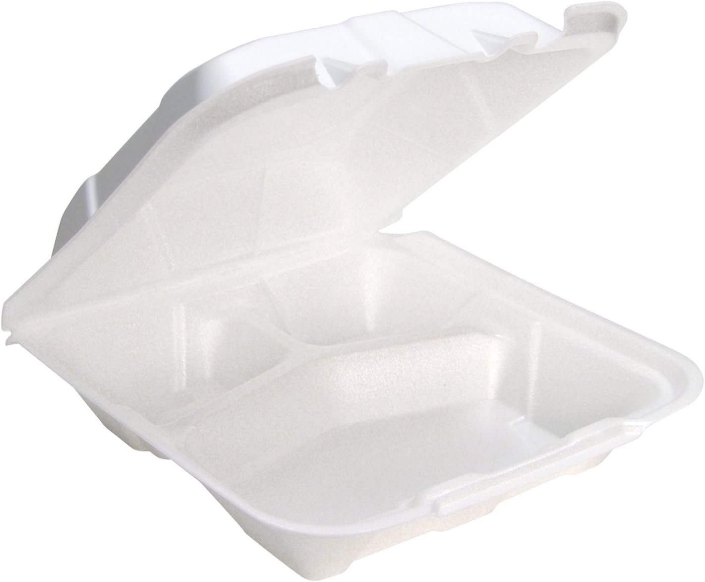Amazon.com: Freshware Clamshell Containers, 8 x 8 Inch, 3-Compartment ...