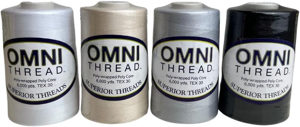Amazon.com: Omni Polyester Quilting Thread Neutral Bundle of 4
