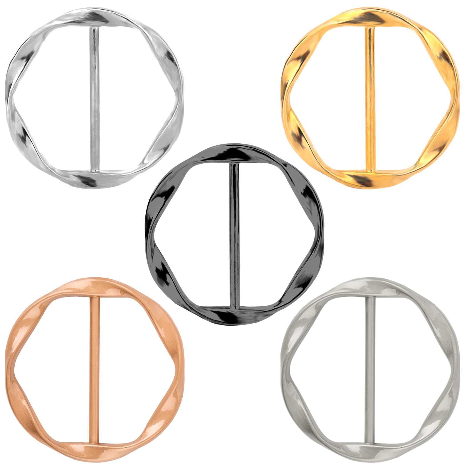 Amazon.com: LUTER 10pcs T Shirt Clips, Zinc Alloy Durable Scarf Buckle ...