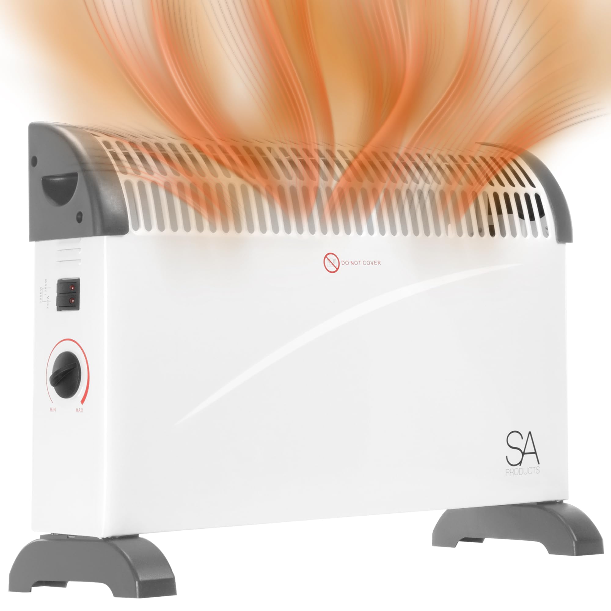 SA Products 2000W Convector Heater | Electric Radiator 3 Settings Wall ...