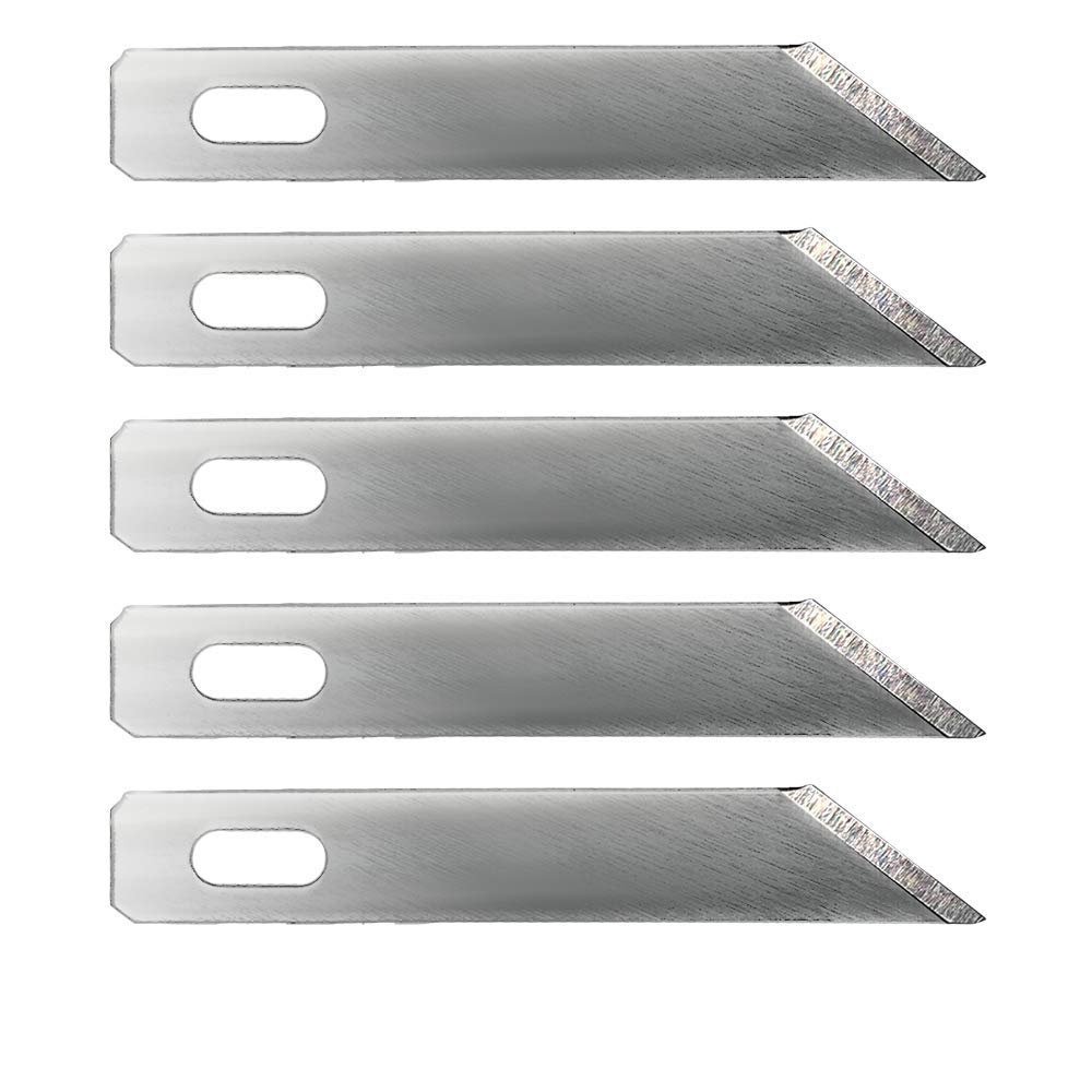 SMB #5 Precision Narrow Angled Chisel Hobby Blades (5/25/100/300 pcs ...