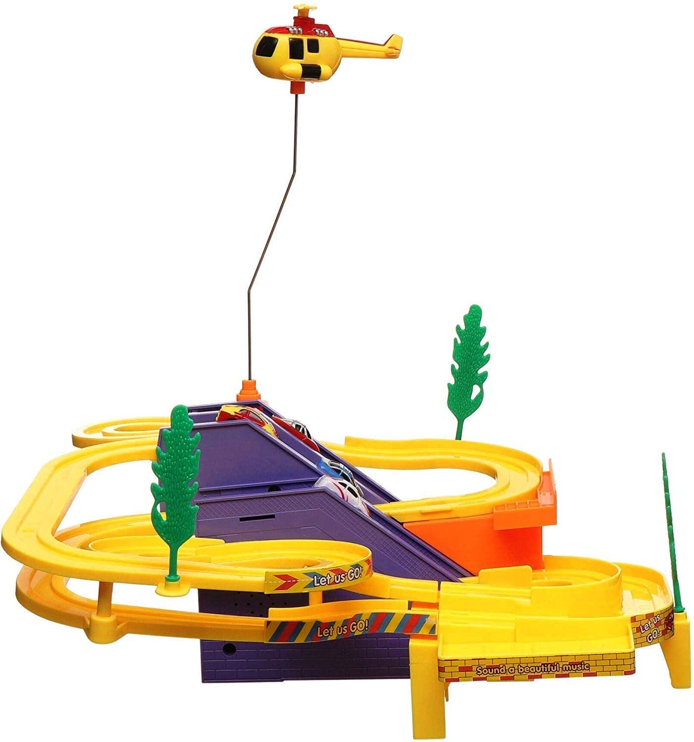 Buy BLUEBELL Track Racer Toy Game Car Racing Ramp Set with Battery ...