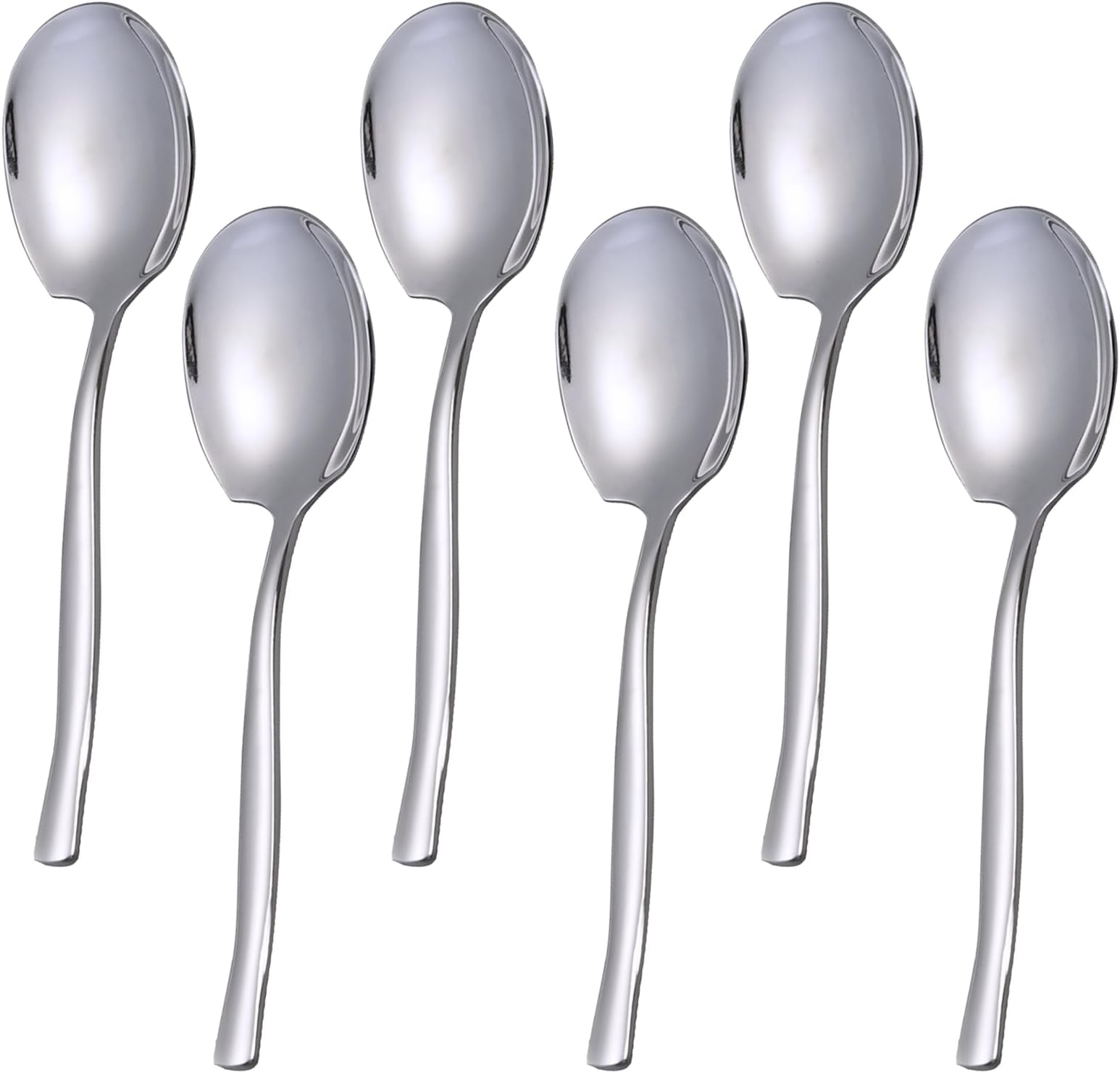 Amazon.com | Sosody 6 Pieces Stainless Steel Serving Spoon, Large ...