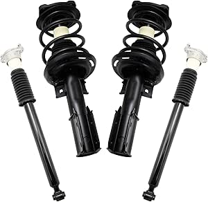 Amazon.com: Strut and Shock Absorber Assembly Kit - Front and Rear - 4 ...