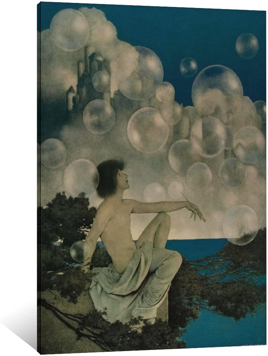 Amazon.com: 20+ Maxfield Parrish Illustration Art Poster Air Castles by ...