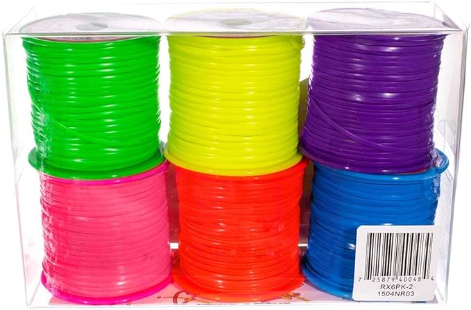 Amazon.com: Craft County Neon, Rexlace 6 Pack - 50 Yard - 45 Meter ...