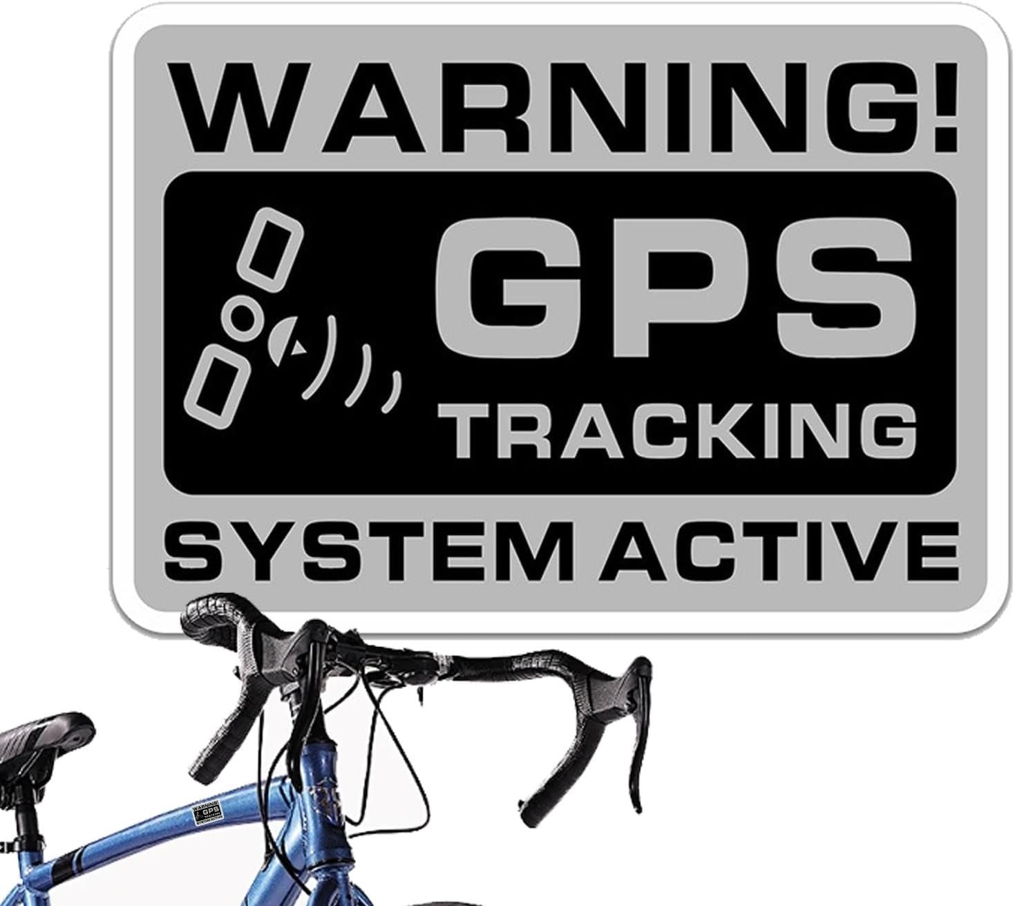 10pcs GPS Tracking Sticker - Car Alarm Sticker, Anti-Theft Decals for ...